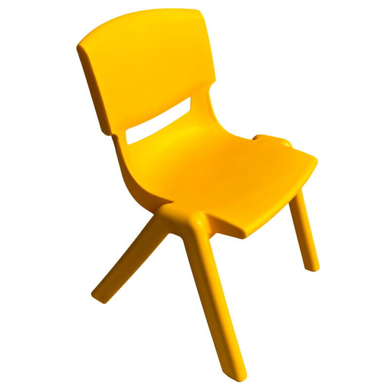 Scaun din plastic colorat